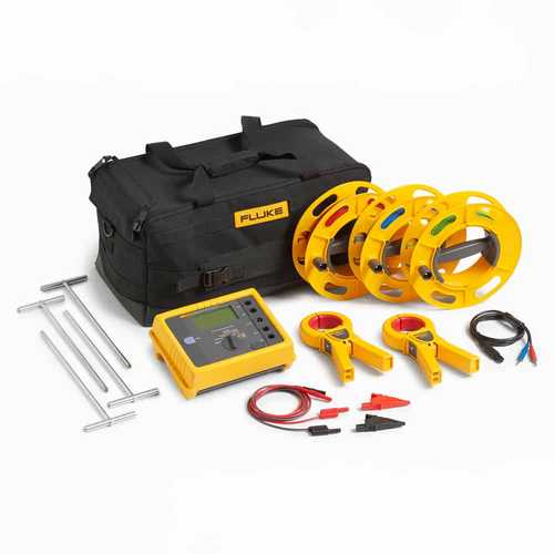 Fluke Geo Earth Ground Resistance Meter, 100kΩ, 48V AC, 128Hz 1623-2 ...