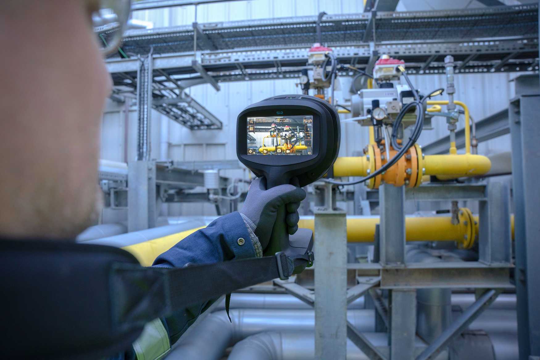 Flir Industrial Acoustic Imaging Camera for Pressurized Leak Detection and Mechanical Fault ...