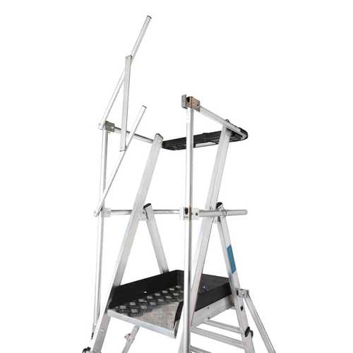 Gazelle 5-6.8ft Guardian Telescopic Platform Ladder (1.5-2.1m) G1012 ...