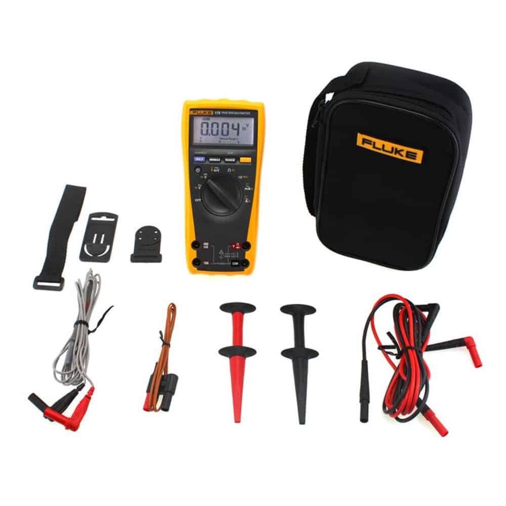 Fluke True RMS Digital Multimeter And Deluxe Accessory Combo Kit 179 ...