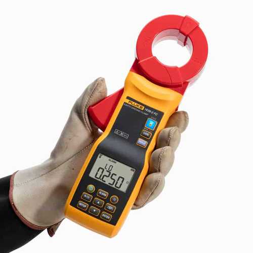 Fluke Earth Ground Clamp Meter, 1500Ω, 1000V AC, 40Hz to 1kHz 1630-2 FC ...