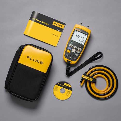 Fluke Airflow Meter / Micromanometer, 1-80m/s 922: Shop Online at Best ...