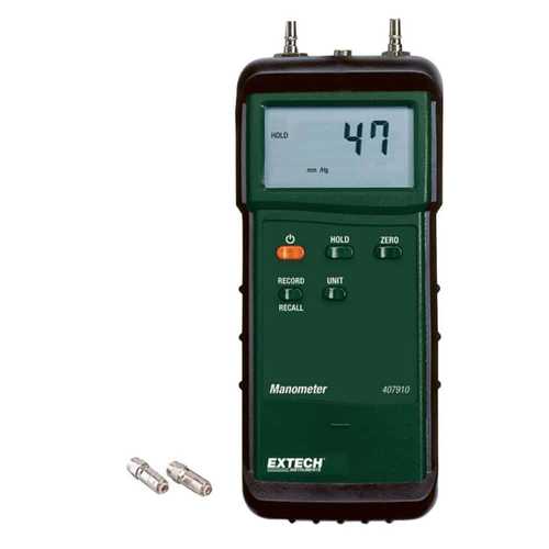 Extech Heavy Duty Differential Pressure Manometer, 29 PSI 407910: Shop ...