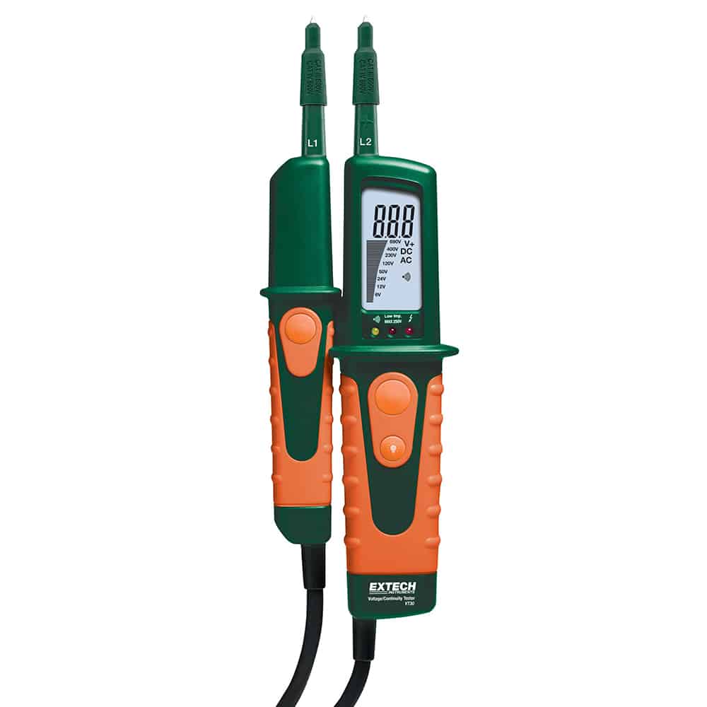 Extech LCD Multifunction Voltage Tester, 0 to 480V AC, 0 to 690V DC ... Extech LCD Multifunction Voltage Tester, 0 to 480V AC, 0 to 690V DC ...