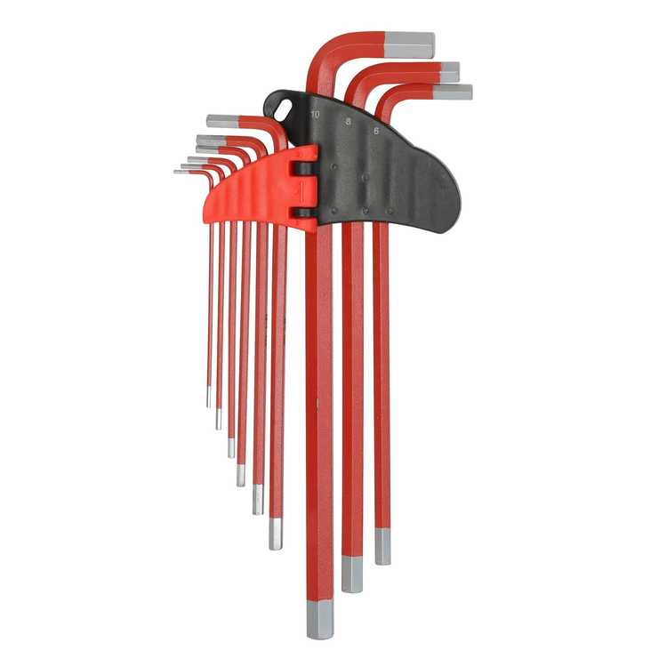 Gazelle Long Arm Metric Hex Key Set, 9-Pieces G80133: Shop Online at ...