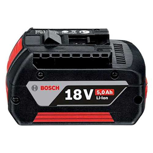 Bosch 18V 5.0 Ah Professional Li-Ion Battery Pack GBA 18V 5.0Ah M-C ...