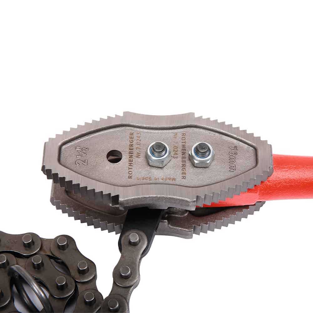 Rothenberger 2 1/2 In. Heavy Duty Chain Pipe Wrench 7.0243: Shop Online ...