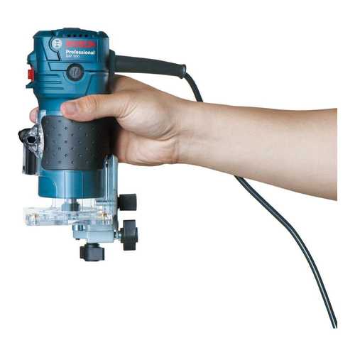 Bosch 220V Professional Palm Router, 6.35 mm Collet, 550 W GKF 550 ...