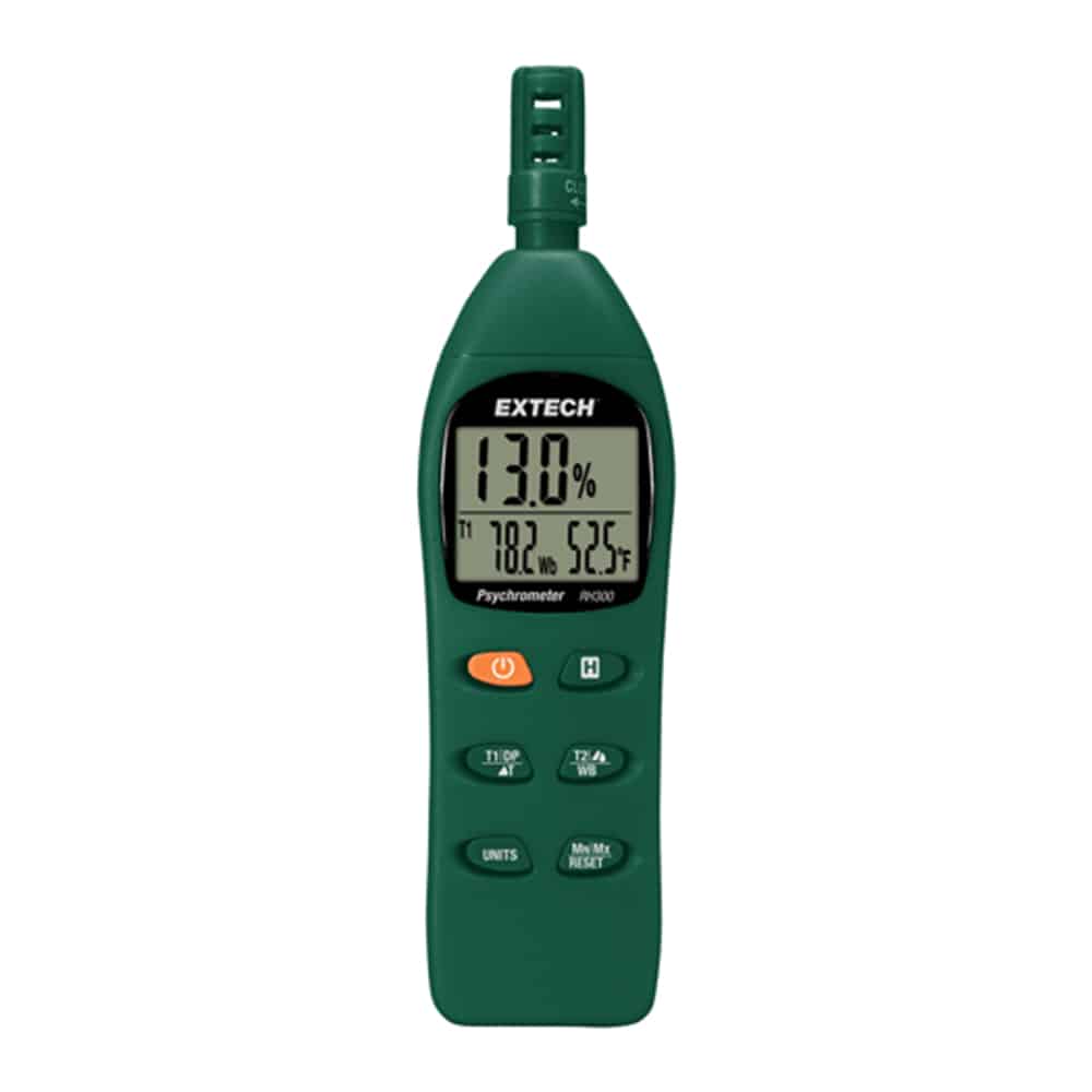 Extech Hygro-Thermometer Psychrometer, -20 to 50°C, 10 to 90%RH RH300 ...